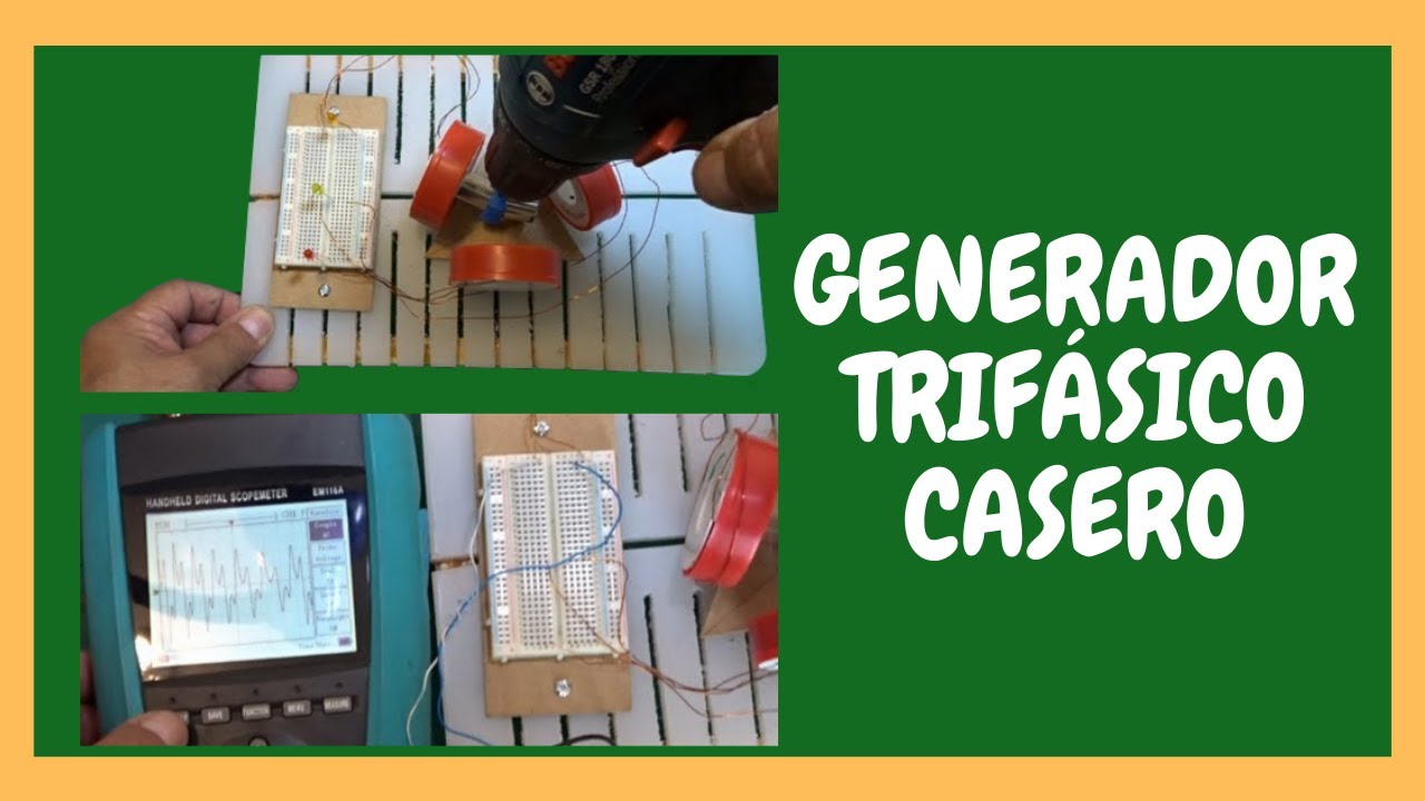 COMO HACER UN GENERADOR ELÉCTRICO CASERO (TRIFÁSICO) (DIY) (HOMEMADE ...