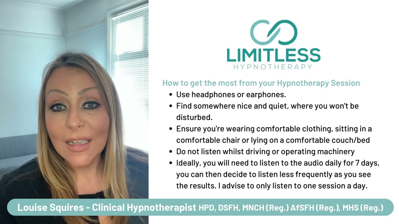 How to get the most from your Self Hypnosis Session from Limitless Hypnotherapy - YouTube