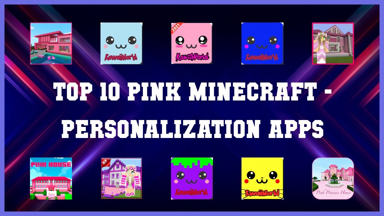 Top 10 Pink Minecraft Android Apps - YouTube