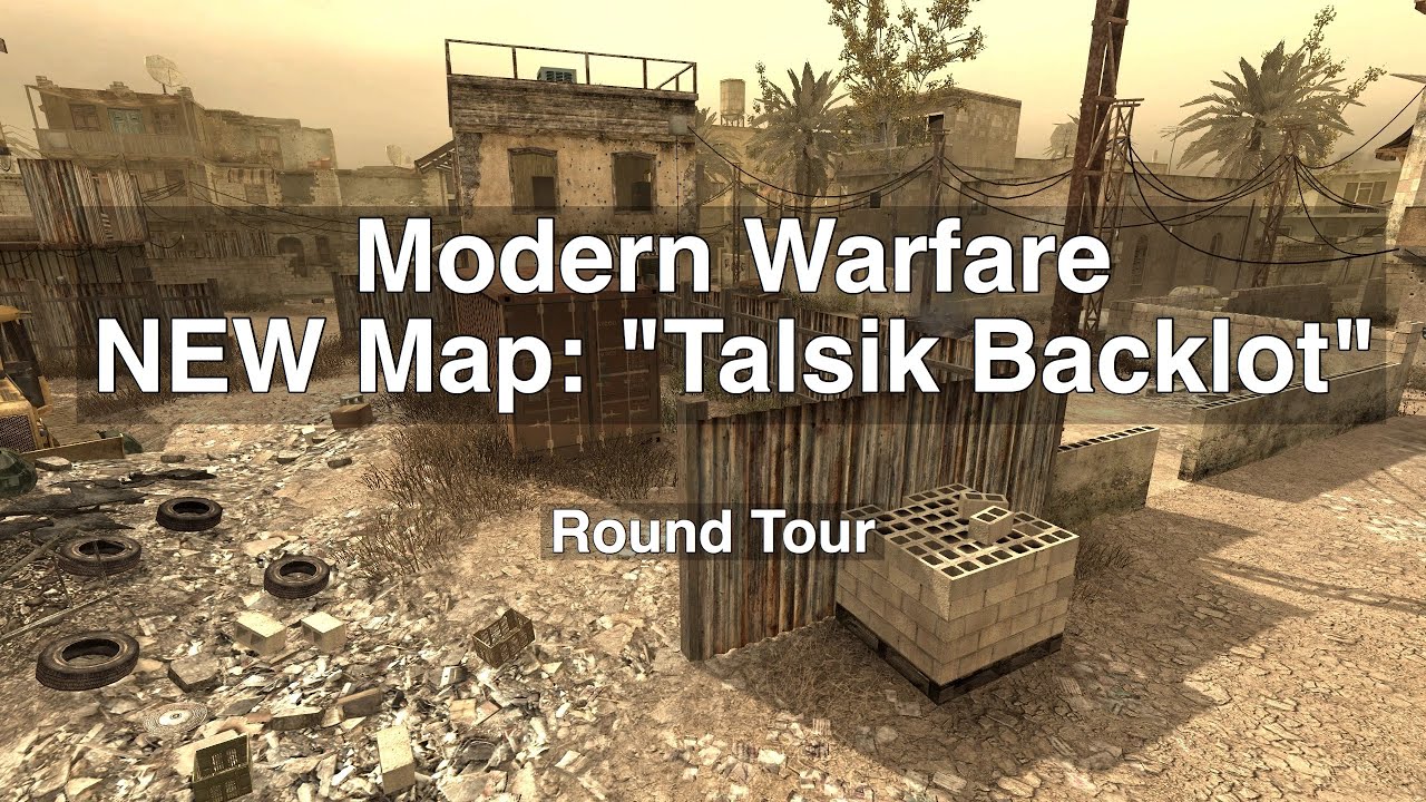 Modern Warfare: New Map "Talsik Backlot" Round Tour |PS4| ENG - YouTube