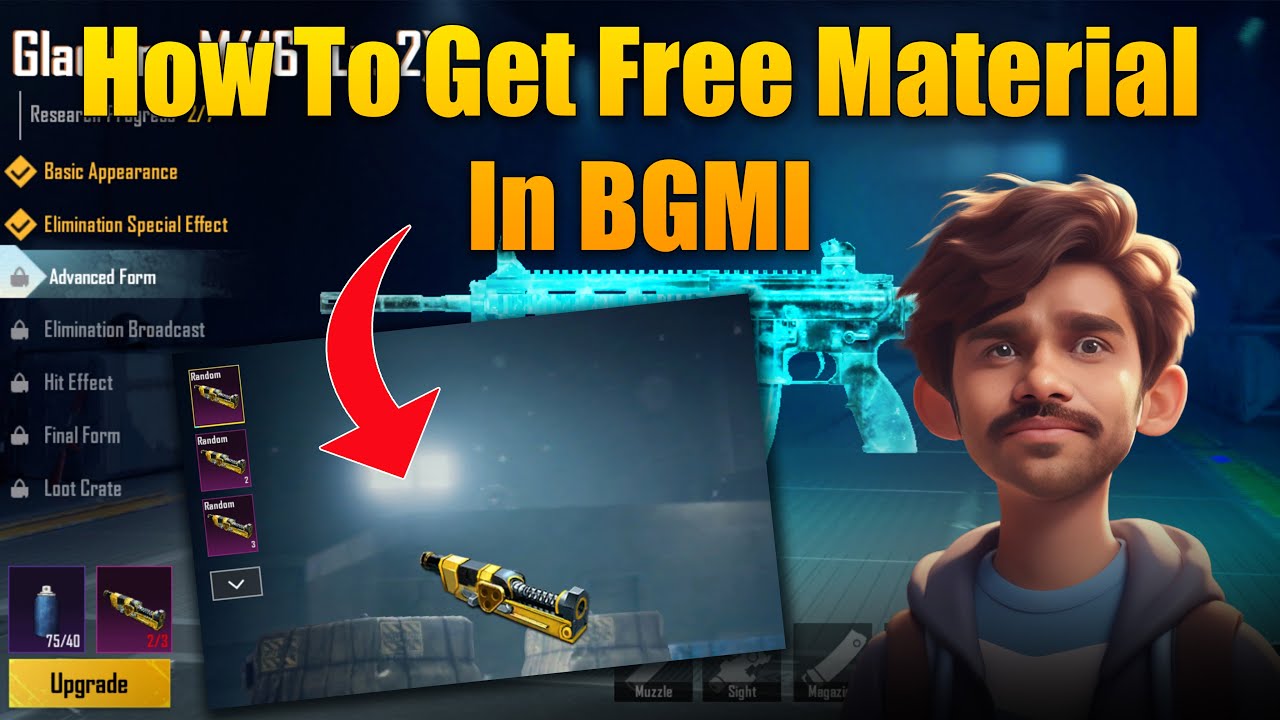 How To Get Free Material In BGMI || Bgmi Material Trick - YouTube