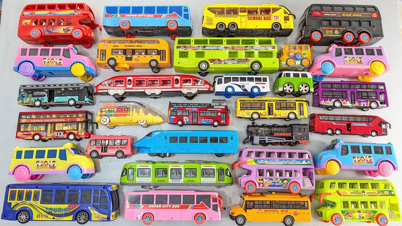 Collecting Quality Full Realistic Toy Buses, Long Buses, Small buses ...