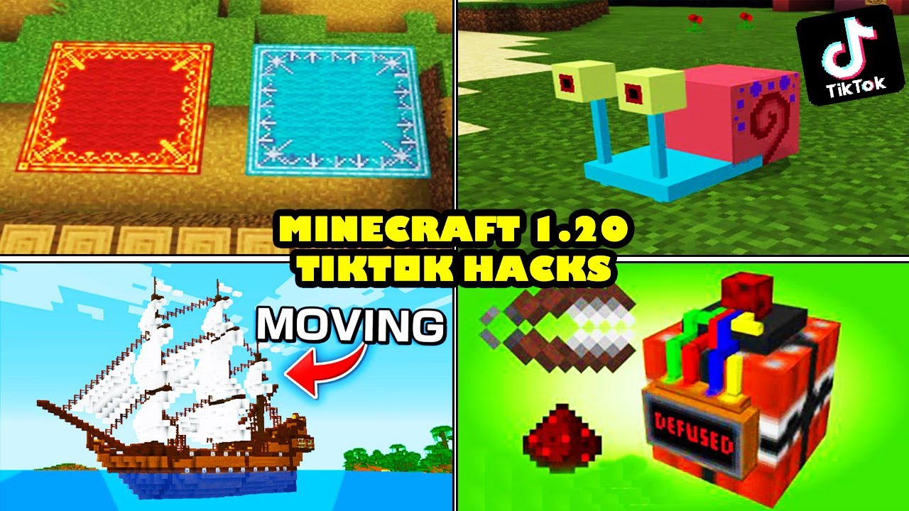Viral Minecraft 1.20 TikTok hacks that are insane (part 2) | Daosao Gamers - YouTube