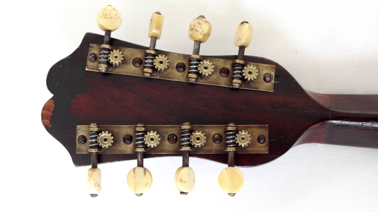 Stridente Mandolin Restored - YouTube