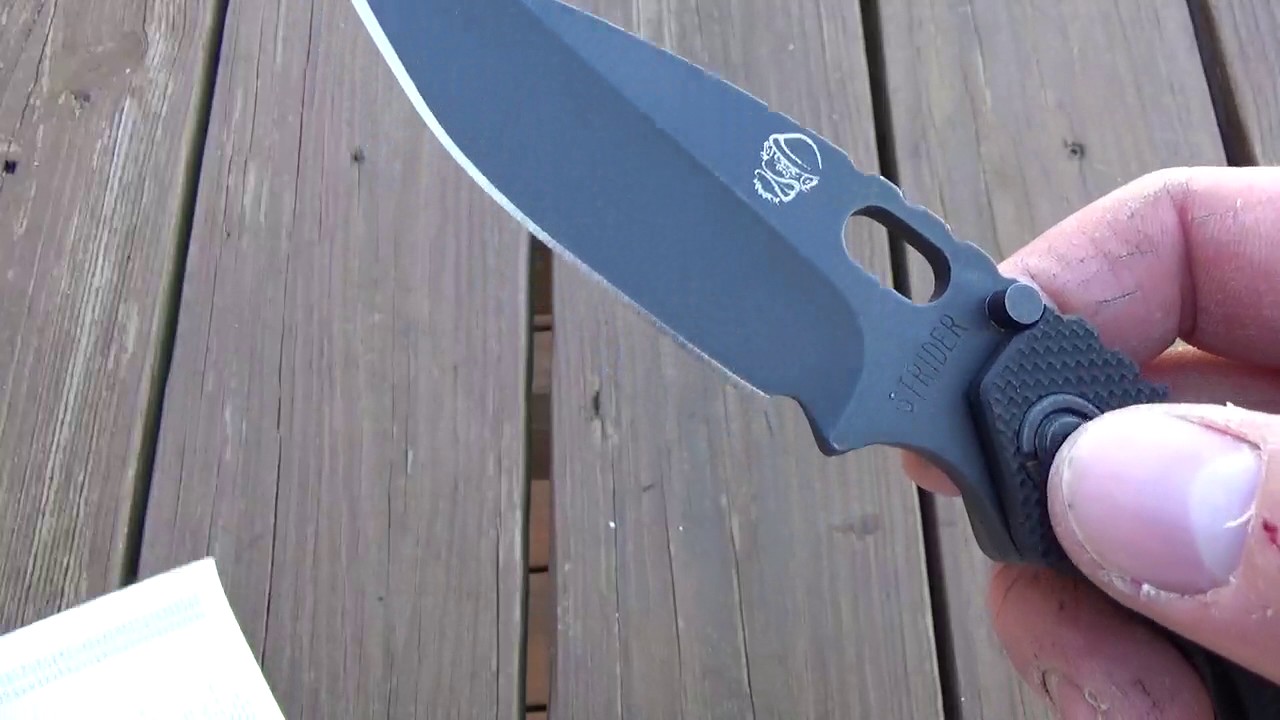 Monkey Edge Exclusive Strider SnG in CPM-3V. - YouTube