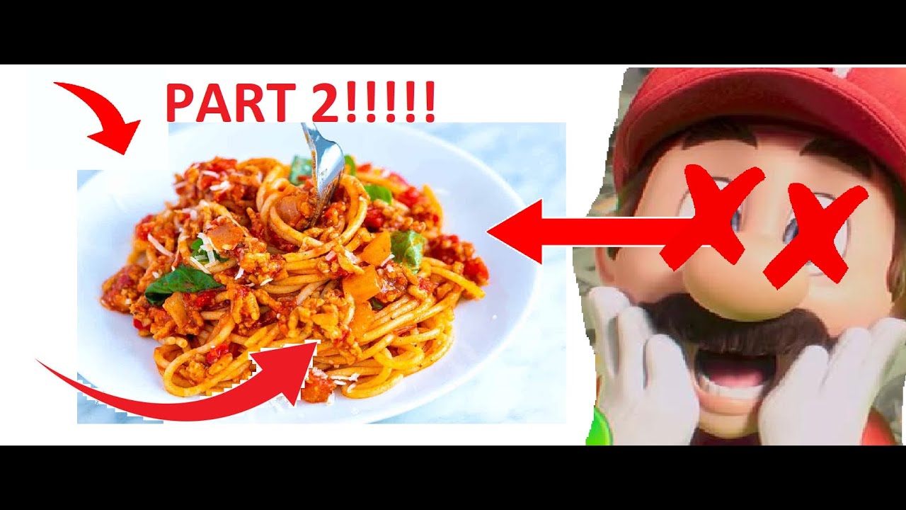 mario eats spaghetti and fucking dies part2, mario gets revenge - YouTube