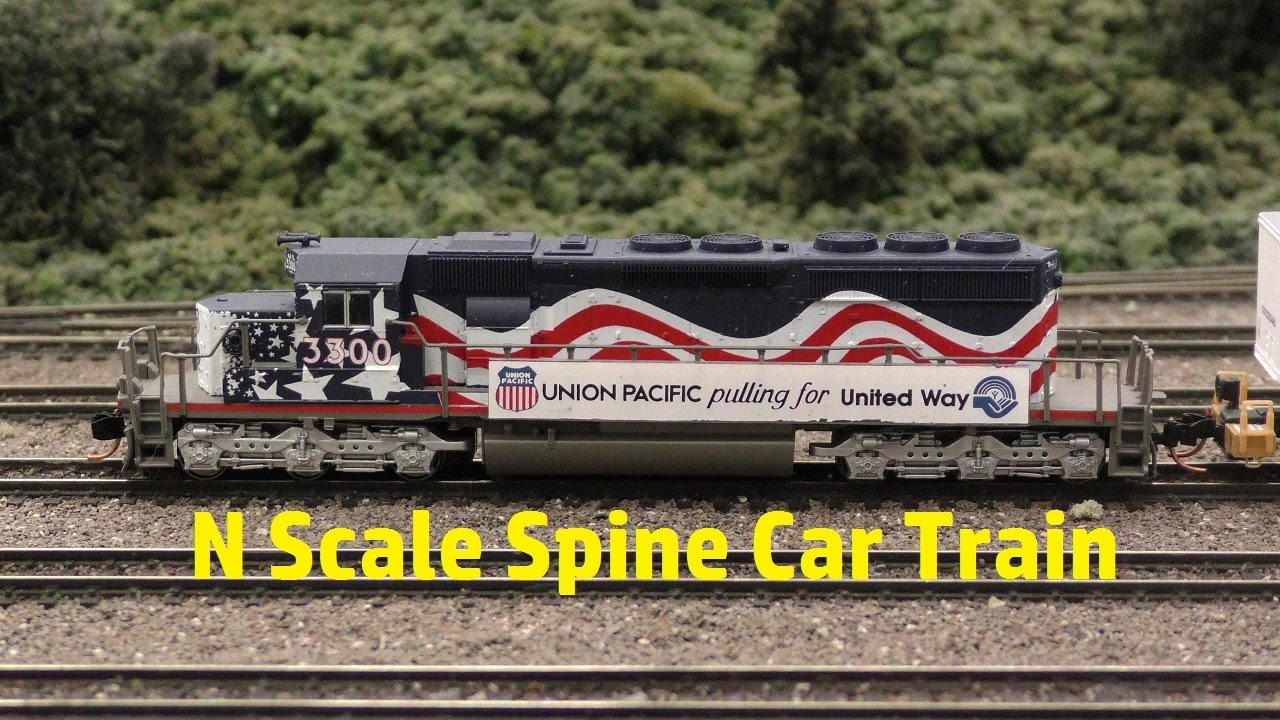 4K N Scale Atlas & BLMA Spine Cars - YouTube