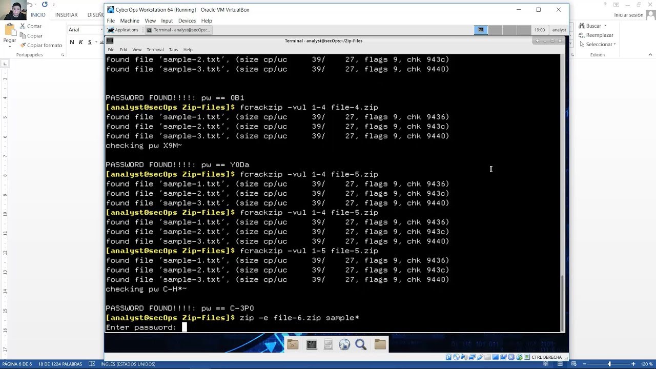 9 1 1 7 Lab Encrypting And Decrypting Data Using A Hacker Tool Youtube