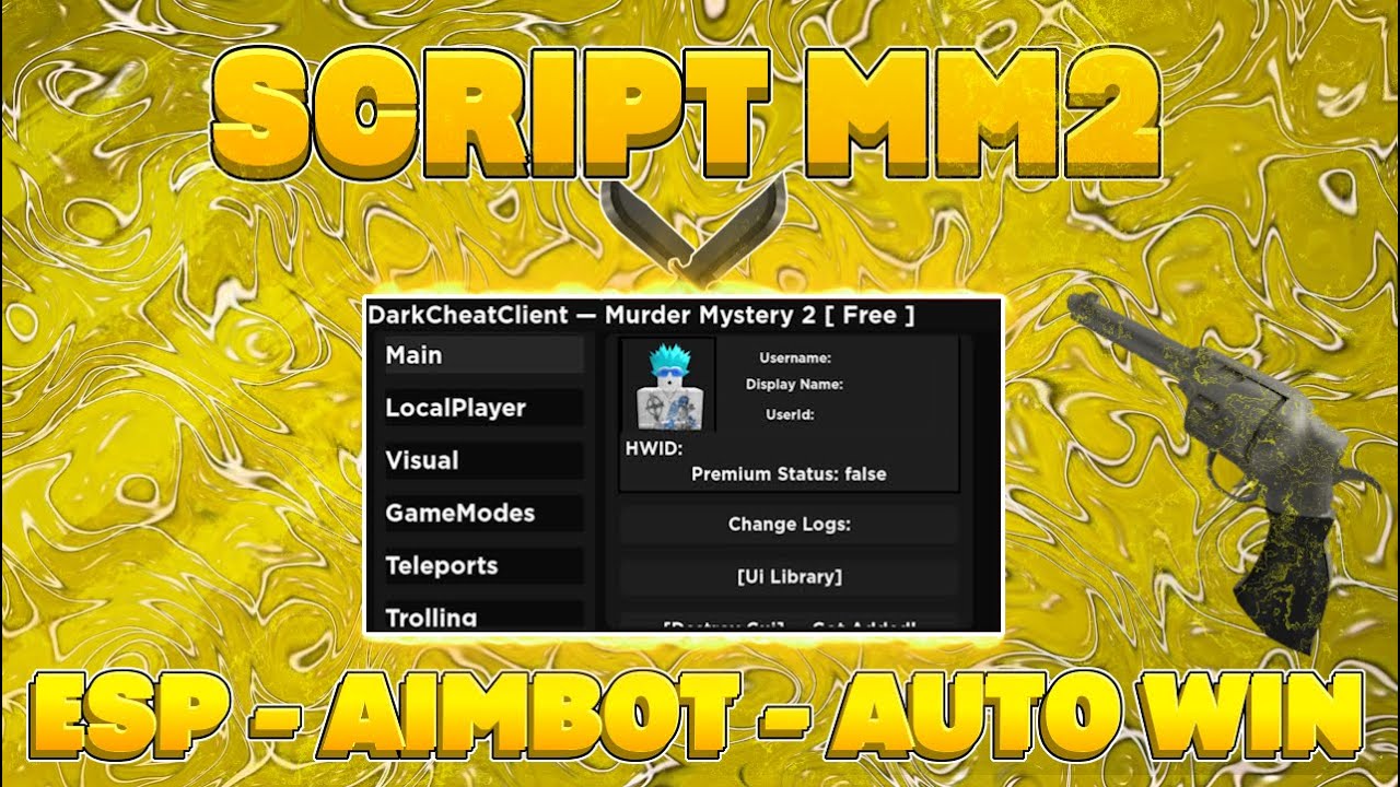 Murder Mystery 2 OP Script [ESP MURDER/SHERIFF - AIMBOT - AUTO WIN ...