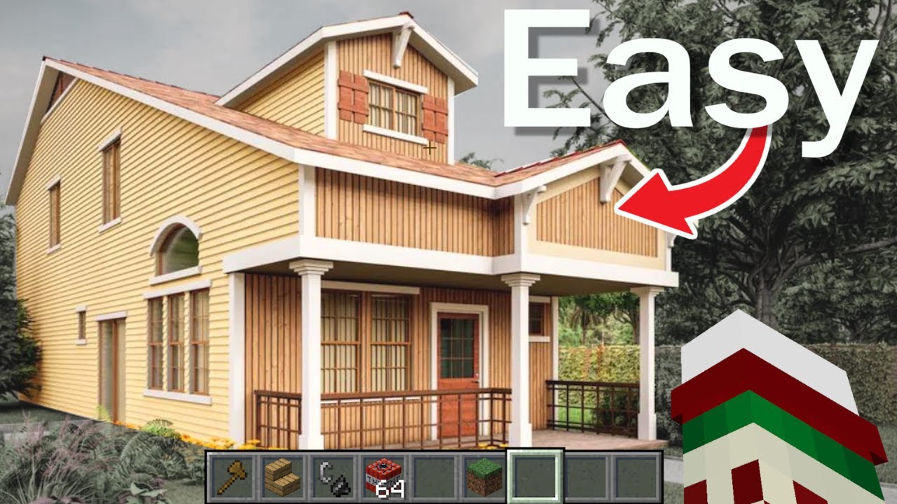 how make a minecraft house - YouTube