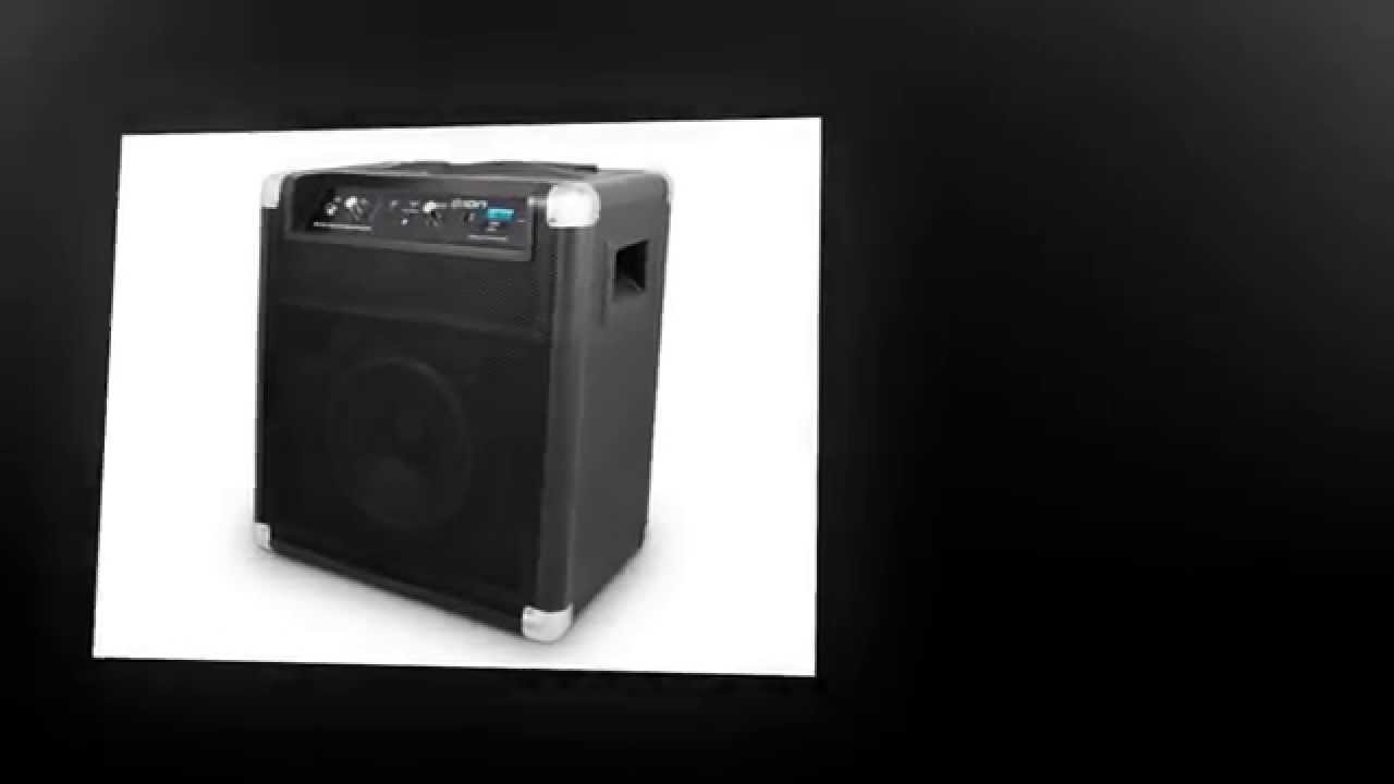 ION Tailgater Bluetooth Portable Speaker System with Auxiliary USB ...