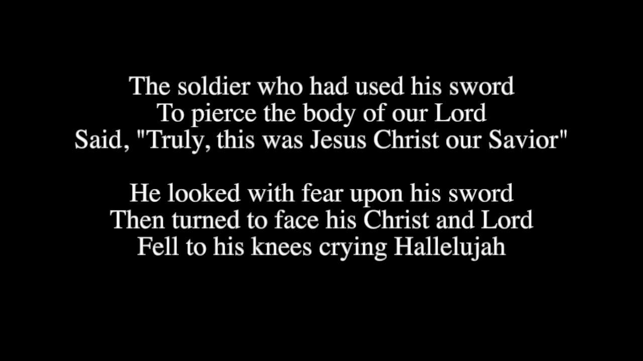 Easter Hallelujah Lyrics blkbgnd Chords - Chordify