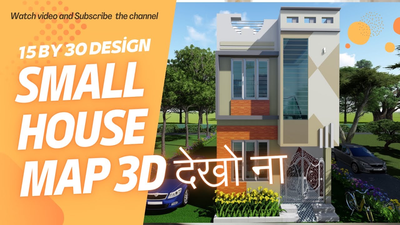Small House Map 3D, Smallest Design Beautiful Living Space, 15-30 Home ...