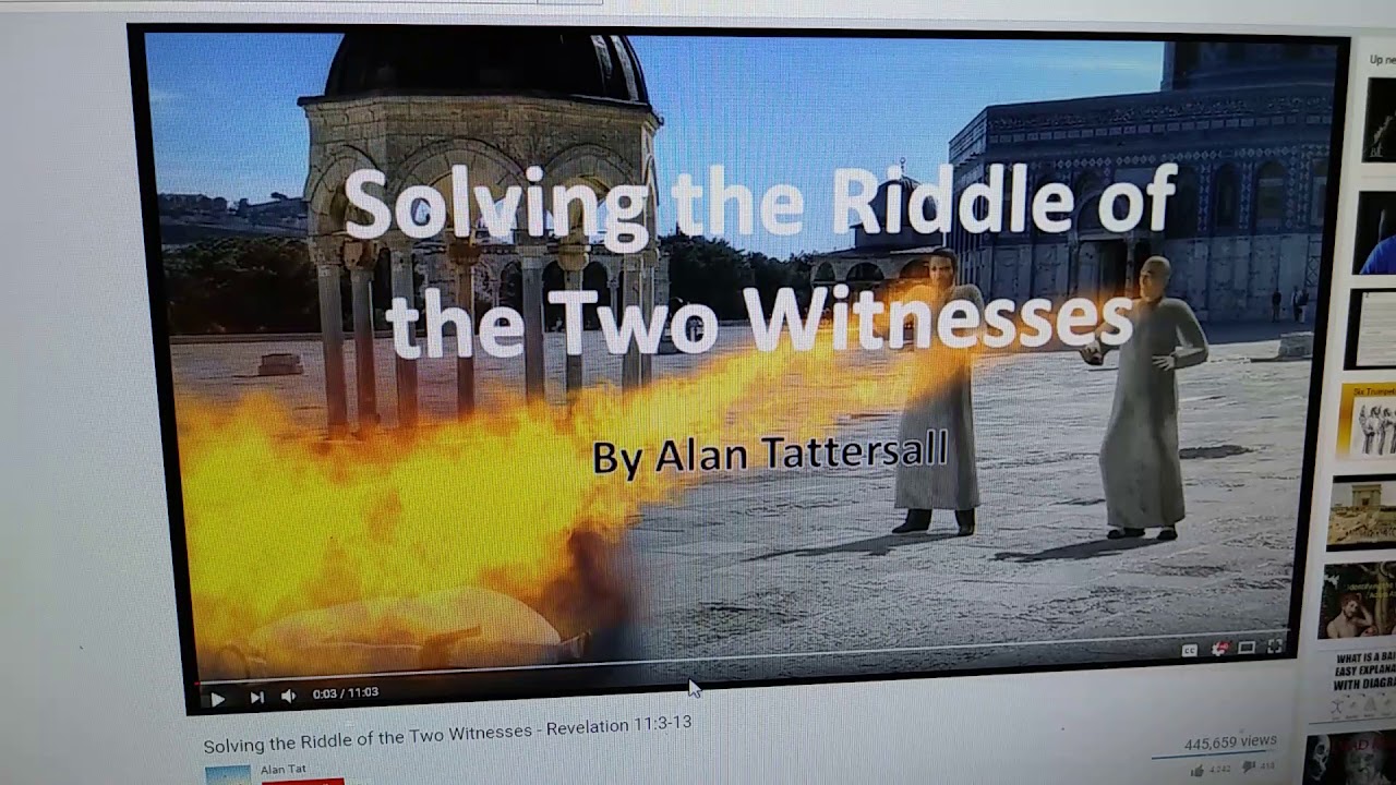 Two witnesses correctly and directly explained - YouTube