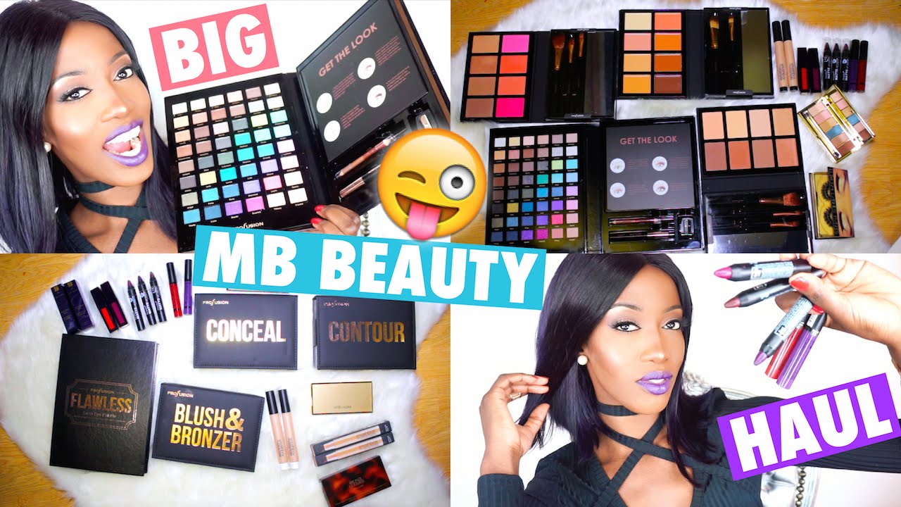 BIG MAKEUP HAUL ! MB Beauty - YouTube
