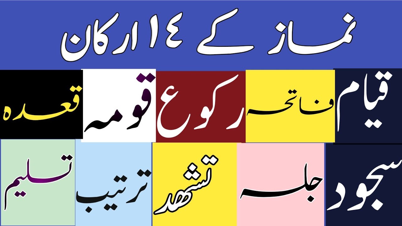 Shorts | Namaz k Arkan | نماز کے ارکان | اركان الصلاة | Educational ...