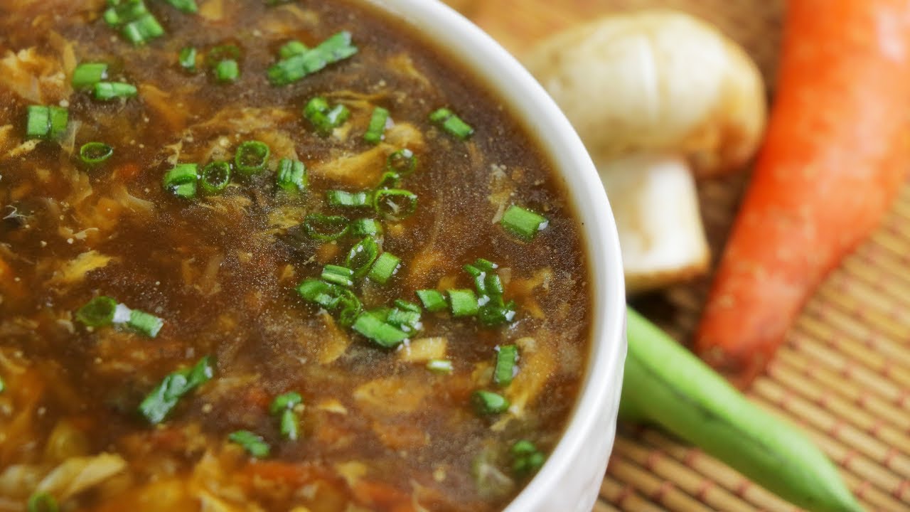 Chicken Manchow Soup Recipe | Restaurant Style Chicken Soup | Village ...