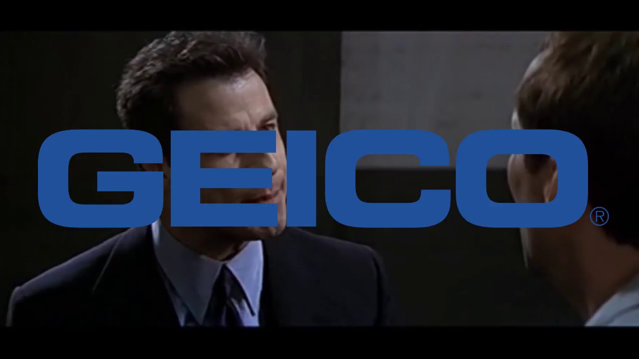 GEICO TV Commercial - "John Travolta's Hair Cut and Dyed During Face ...
