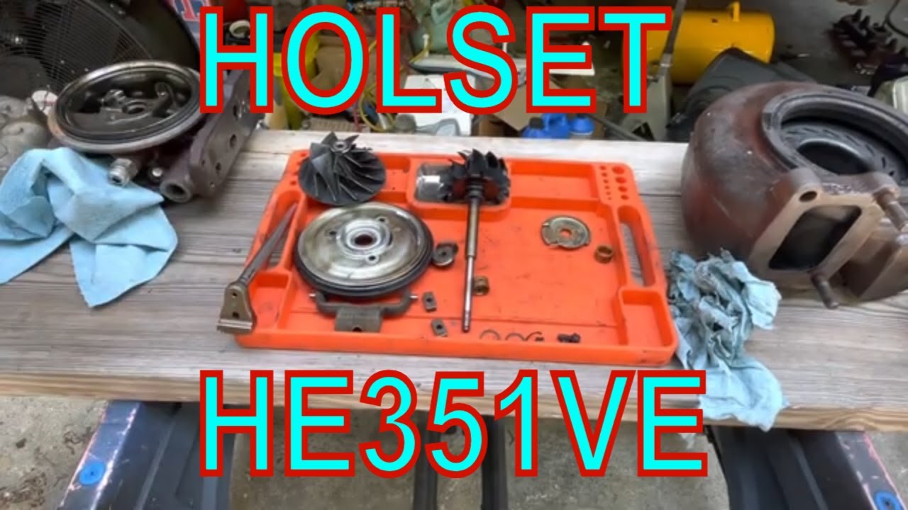 Holset HE351VE VGT Turbo Common Failure, Disassembly, Initial Cleaning ...
