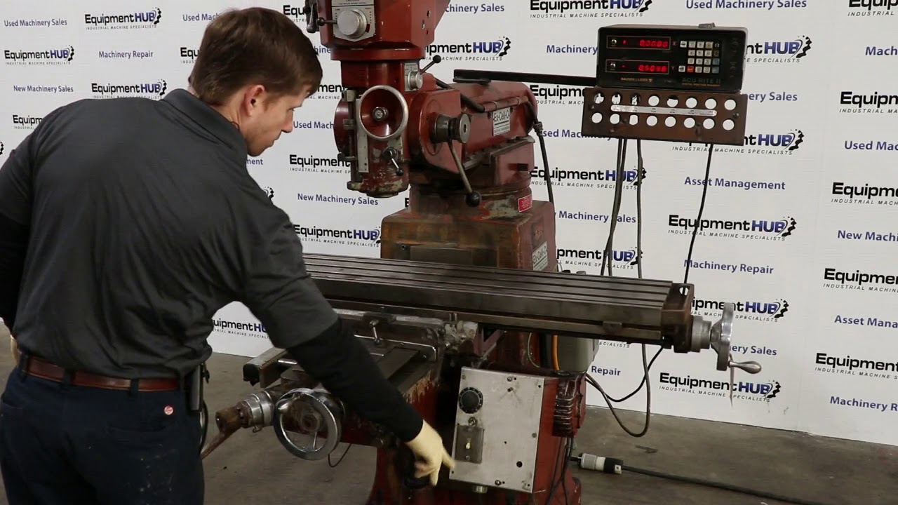 Ex-Cell-O 602 9" x 48" Vertical Milling Machine - YouTube