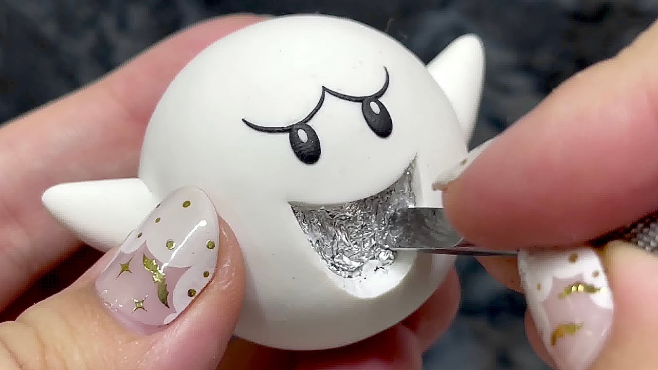 Making Boo from Super Mario | Polymer Clay - YouTube