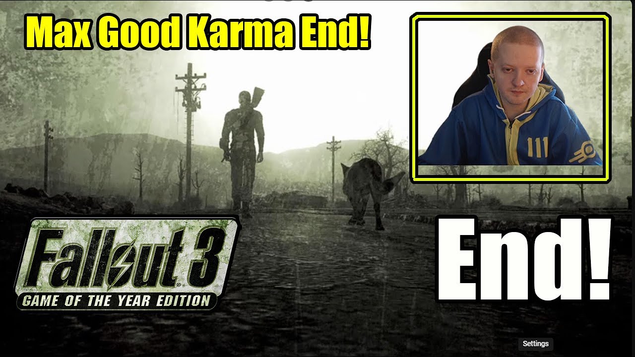 The Lone Wanderer Sacrifices Himself For Humanity- Fallout 3 Max Good ...