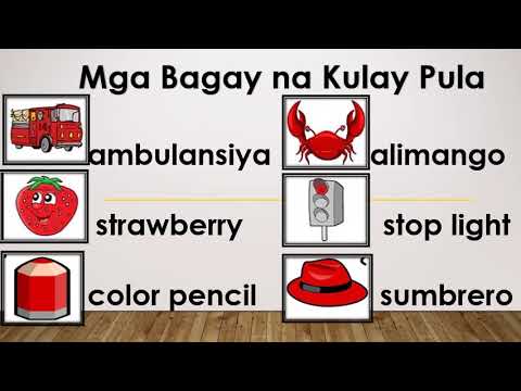MGA BAGAY NA KULAY PULA - YouTube