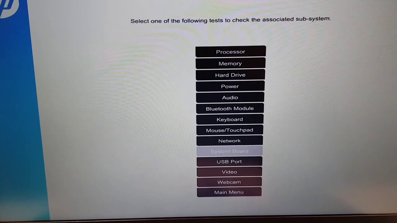 How to test system board motherboard on HP laptop with integrated ...