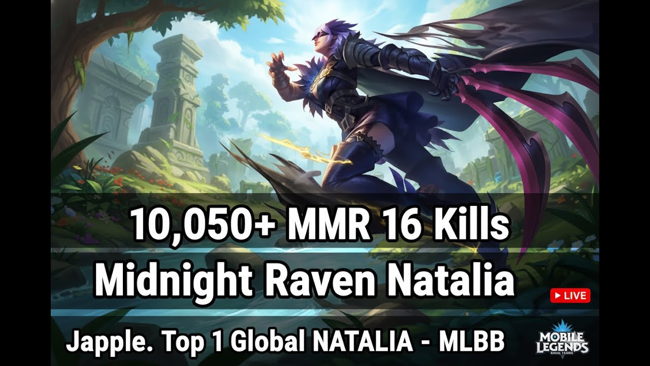 10,050+ MMR 16 Kills Midnight Raven Natalia - Japple. Top 1 Global ...