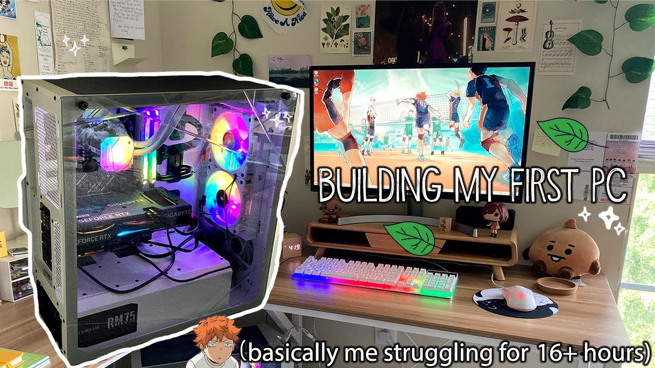 building my first pc ♡ - YouTube