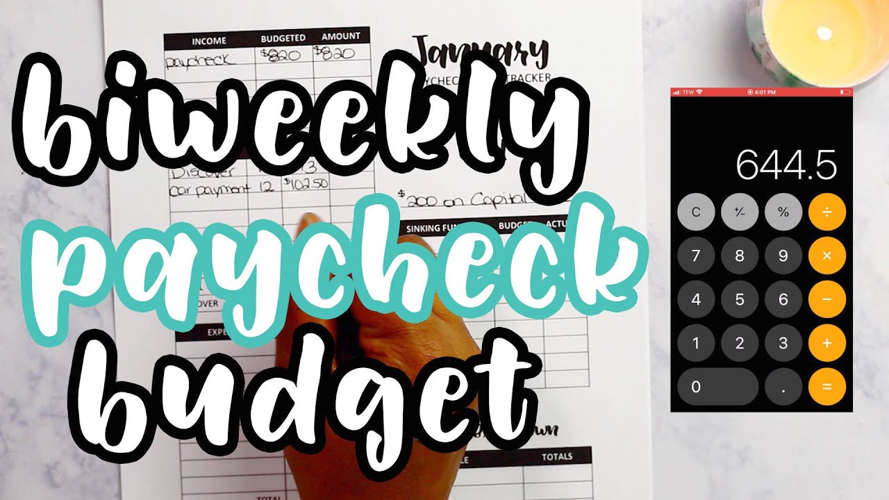 BIWEEKLY BUDGET PAYCHECK TO PAYCHECK Jan 3 2020 Single Low Income biweekly-budget-paycheck-to-paycheck-jan-3-2020-single-low-income
