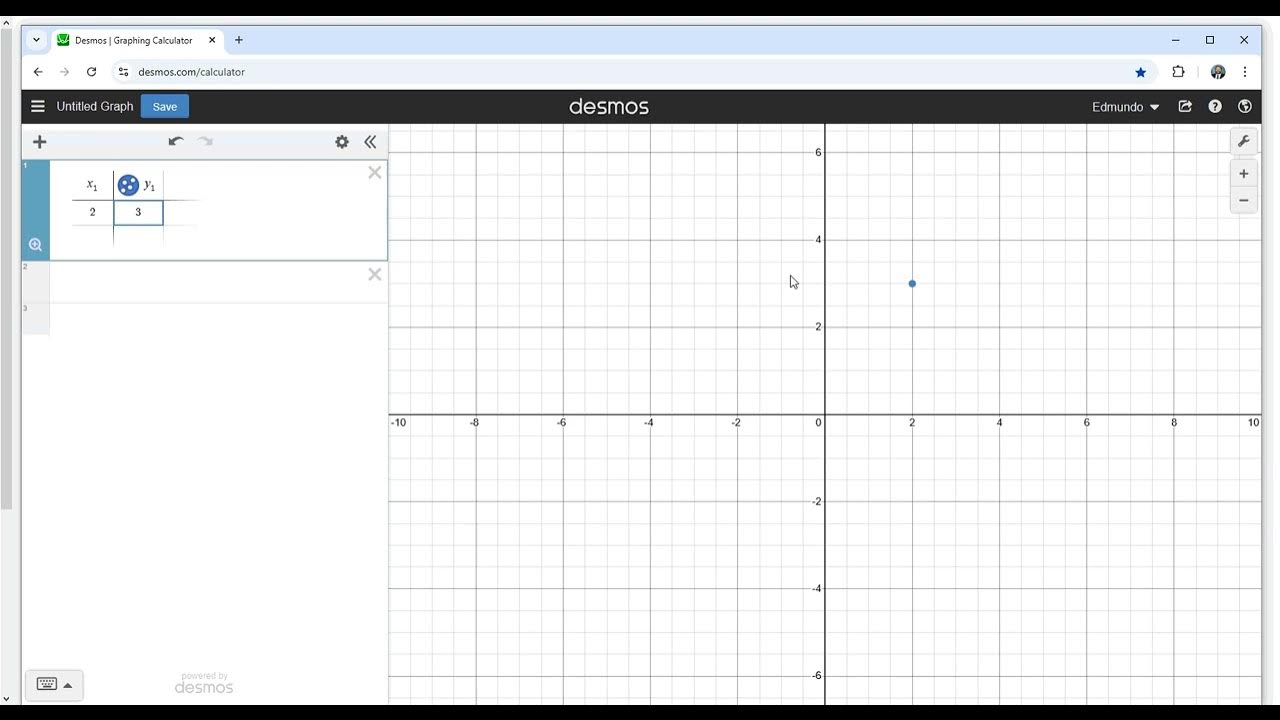 Linear Regression using Desmos - YouTube