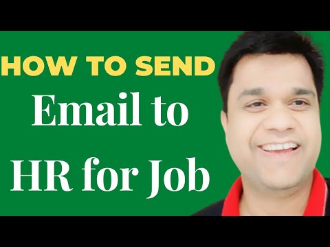 How to write mail to HR | How to send email to company for job | Job ...