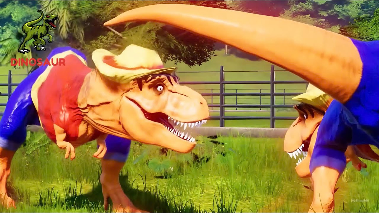 Jurassic World: T-Rex One Piece Showdown - Luffy vs. Zoro vs. Shanks ...