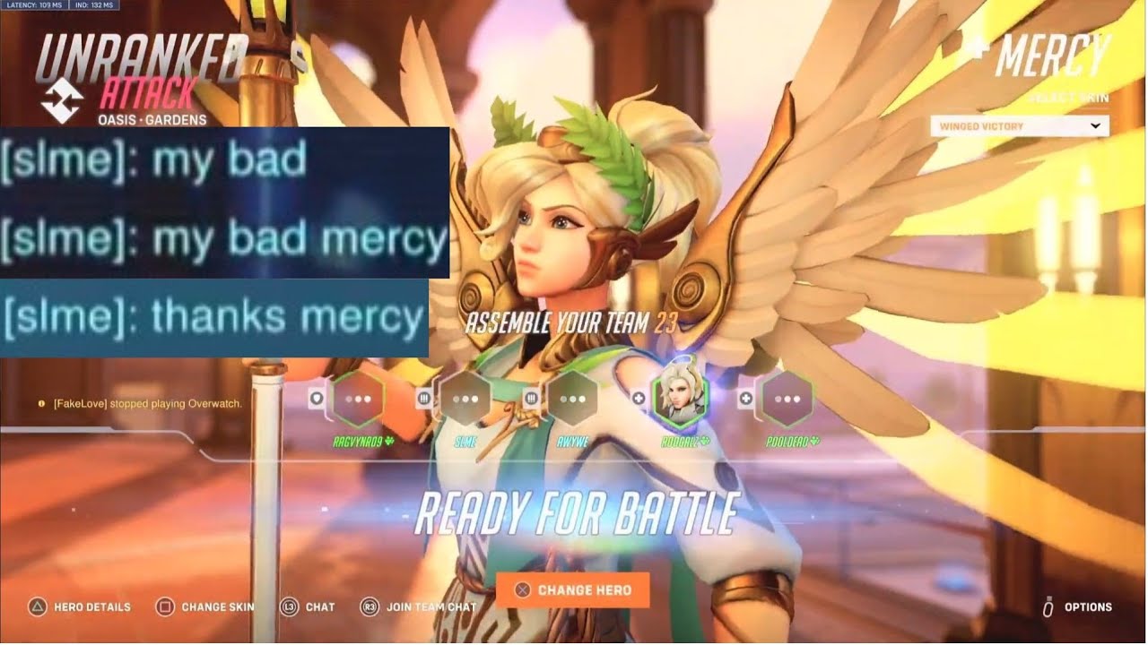 Overwatch 2 | [PC Pool Player Wholesome] Mercy - SLME Good Genji 😊👍 ...