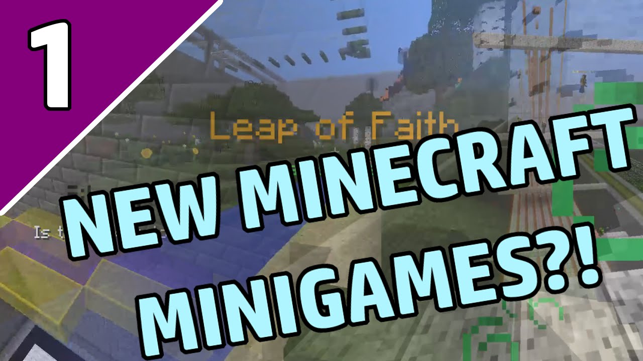 NEW MINECRAFT MINIGAMES?! MINEFLARE SERVER | Minecraft Minigames #1 ...