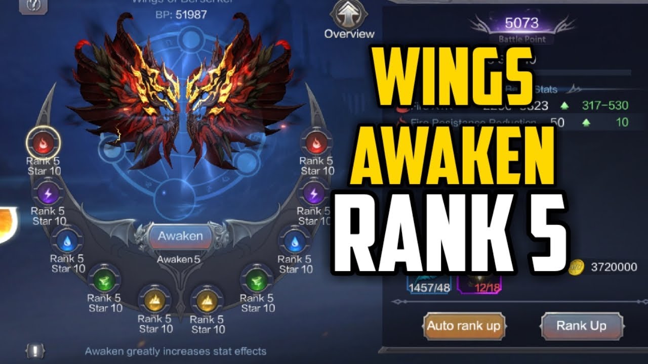 Increasing Elemental Damage Wings Awaken- MU Origin 2 - YouTube