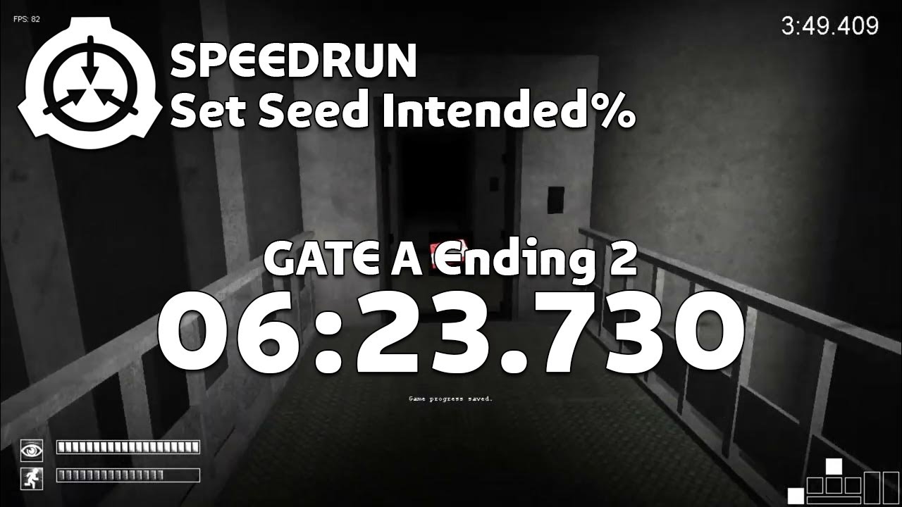 SCP Containment Breach • Speedrun : Intended% • Gate A ED 2 • 6:23.730 - YouTube
