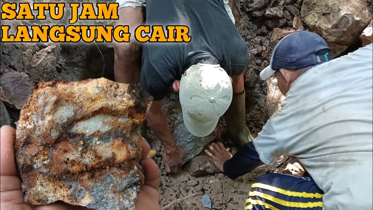 kembali ke lokasi baru, belum satu jam sudah dapat batuan super bagus ...