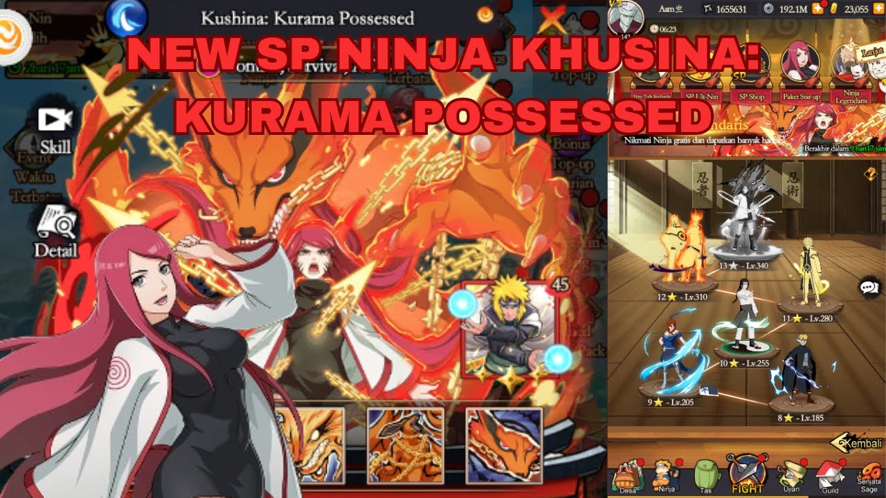 BEST TEAM FOR LEGENDARY NINJA, KHUSINA: KURAMA POSSESSED!!! - YouTube