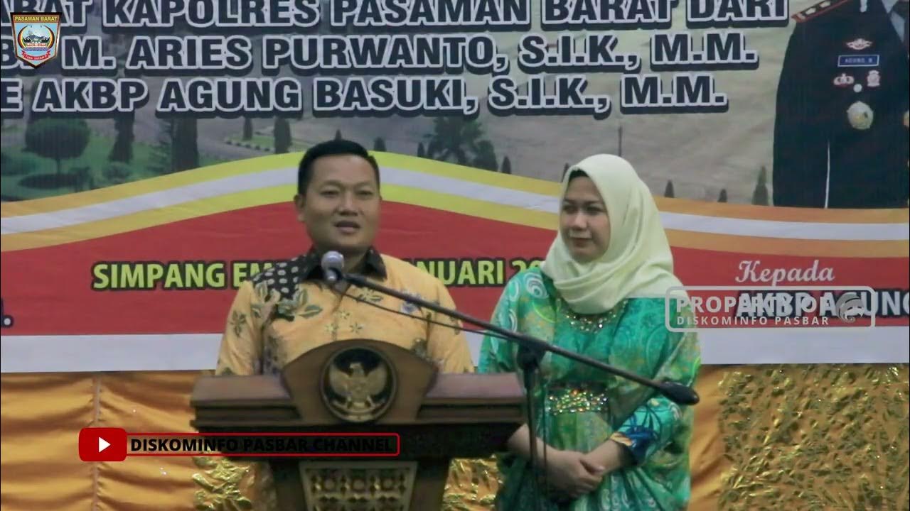 Kenal Pamit Kapolres Pasaman Barat dari AKBP M. Aries Purwanto Kepada AKBP Agung Basuki - YouTube