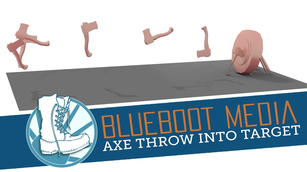 3D Animation, Axe Throw Test, Maya 2018 - YouTube