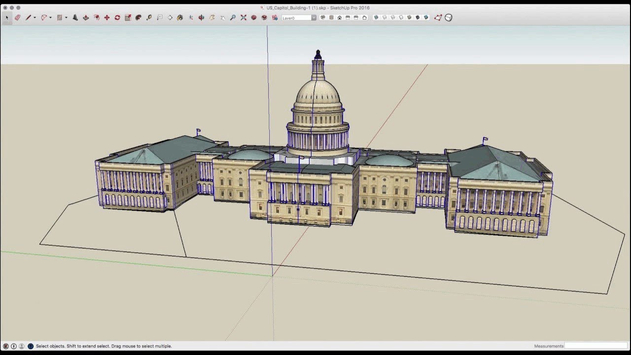 Speed Modeling: U.S. Capitol Building - YouTube