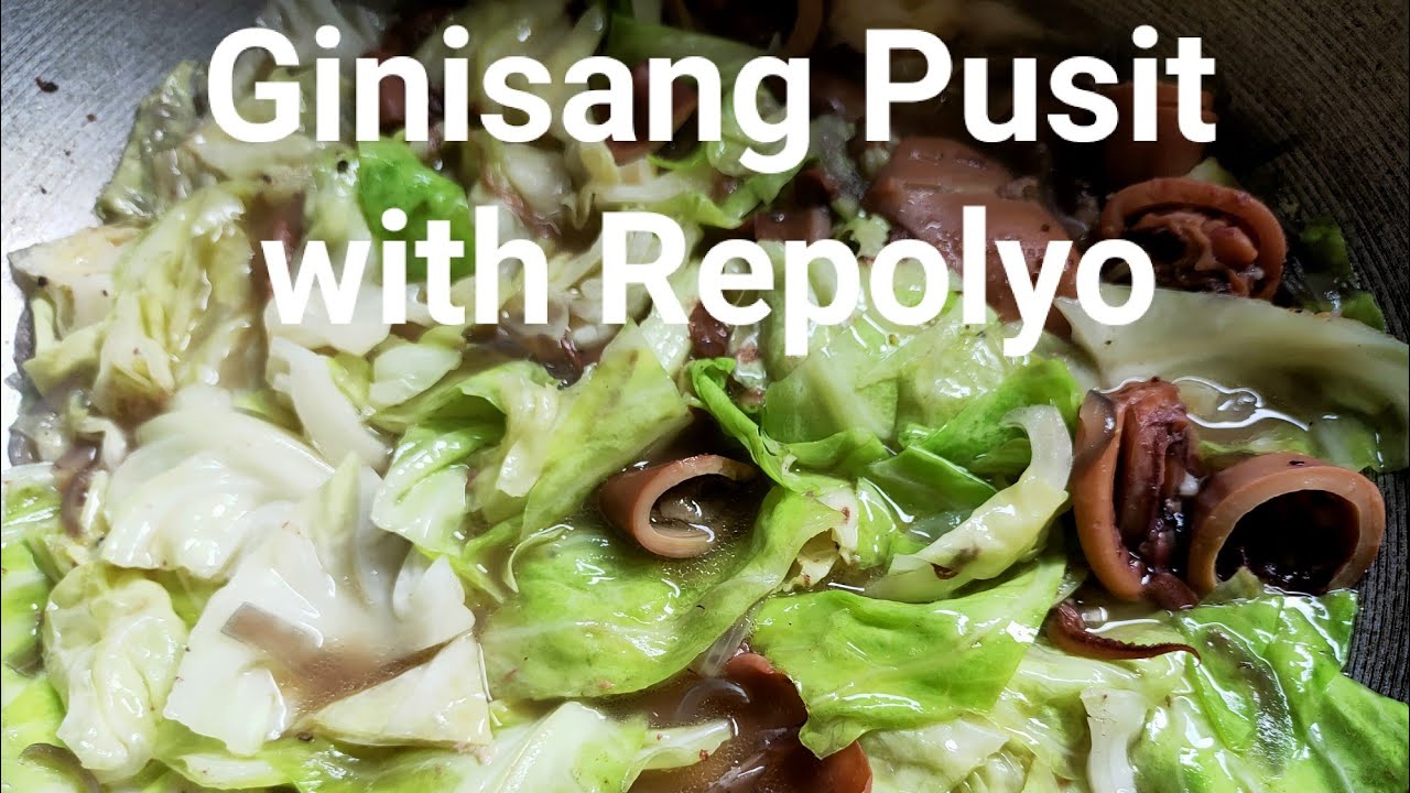 Simpleng Ulam..madaling lutuin (ginisang pusit sa lata with repolyo ...