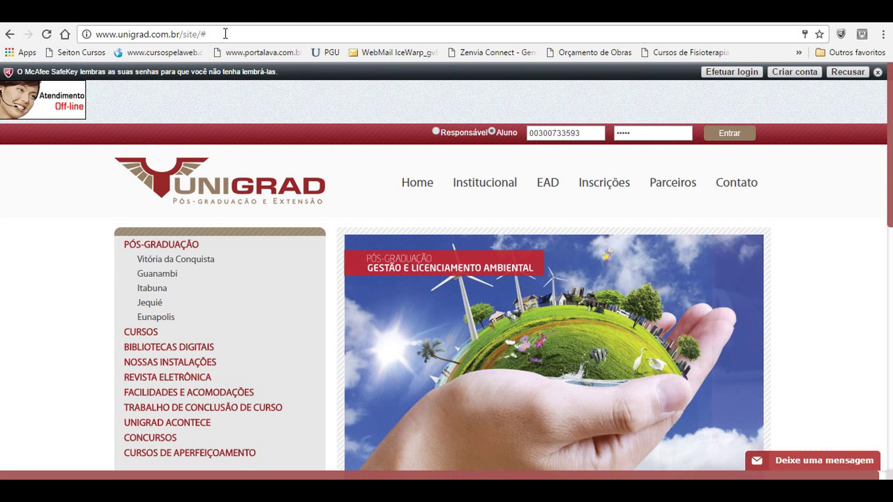 Portal do Aluno Unigrad - YouTube