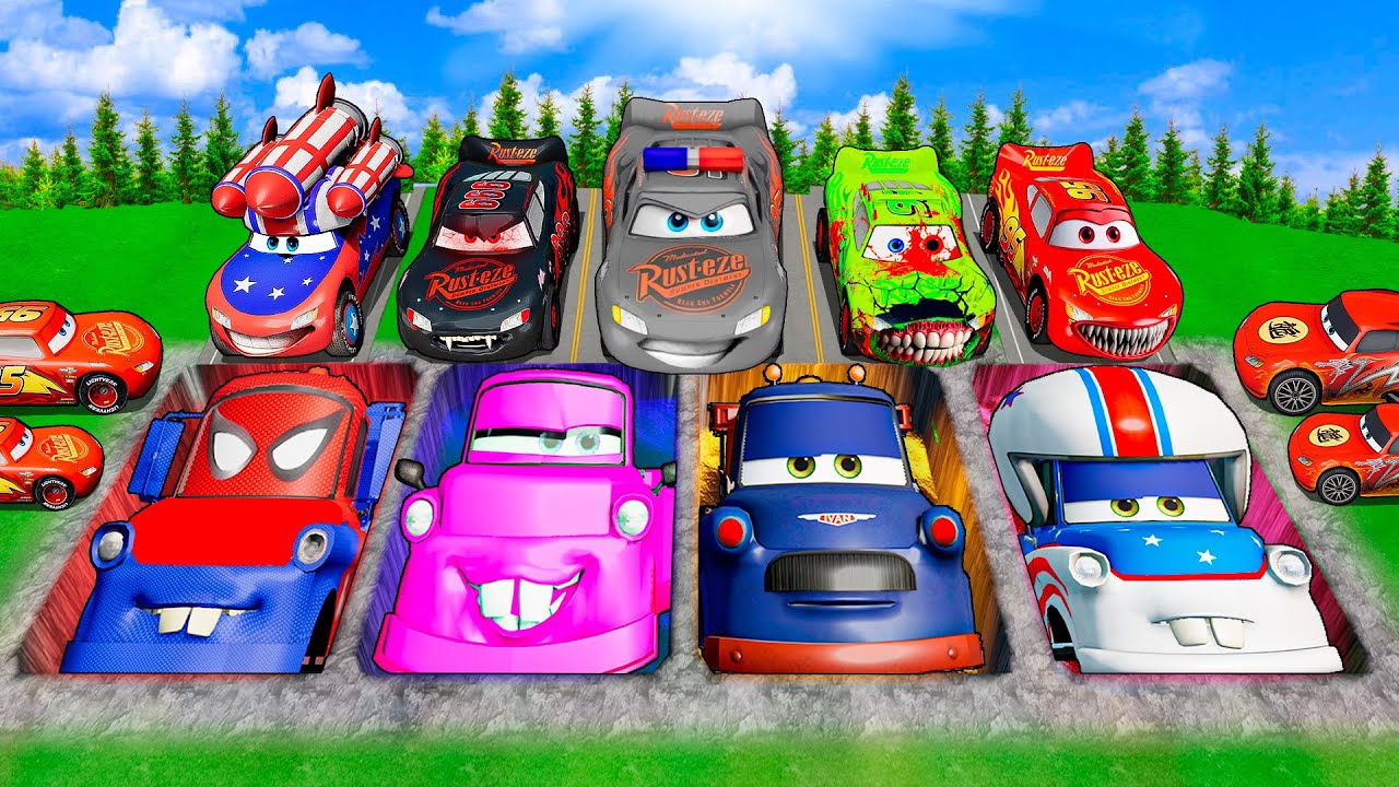 Mega Zombie Pits, Spider-Mater, Rainbow Mater, Vampire Mater vs Big ...