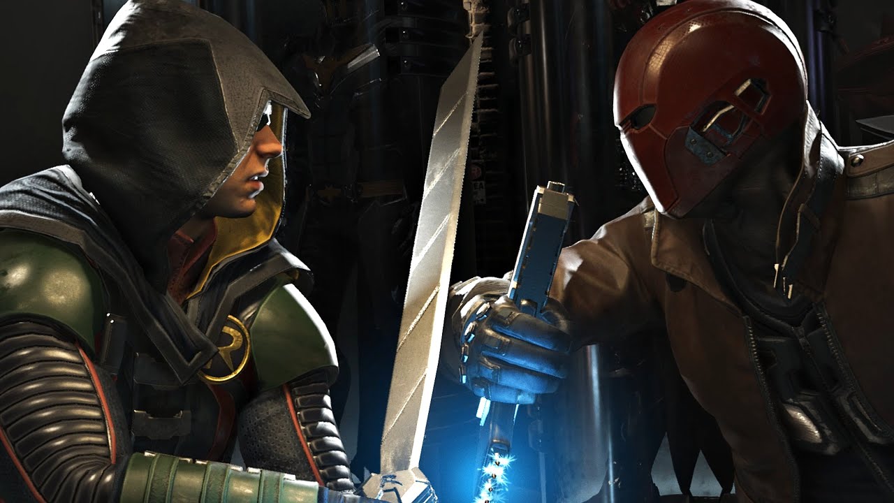RED HOOD vs ROBIN | Injustice 2 [4K Ultra HD] # ...