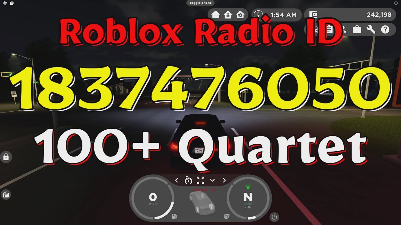 Quartet Roblox Radio Codes/IDs - YouTube