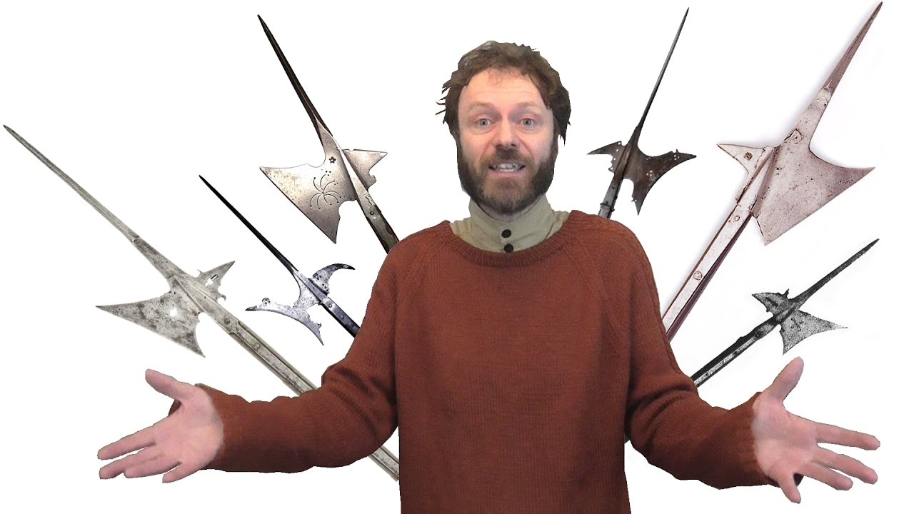 Halberds - why were they that shape? - YouTube