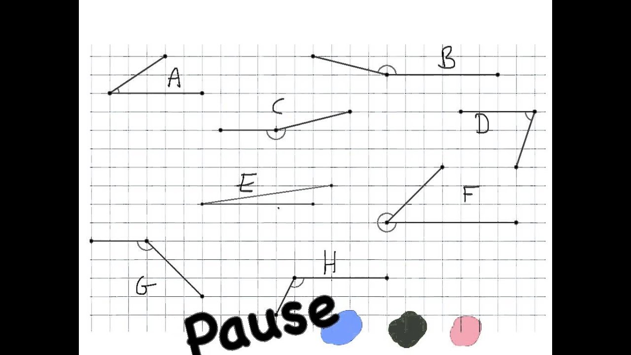 Types of Angles - Acute, Obtuse and Reflex - YouTube